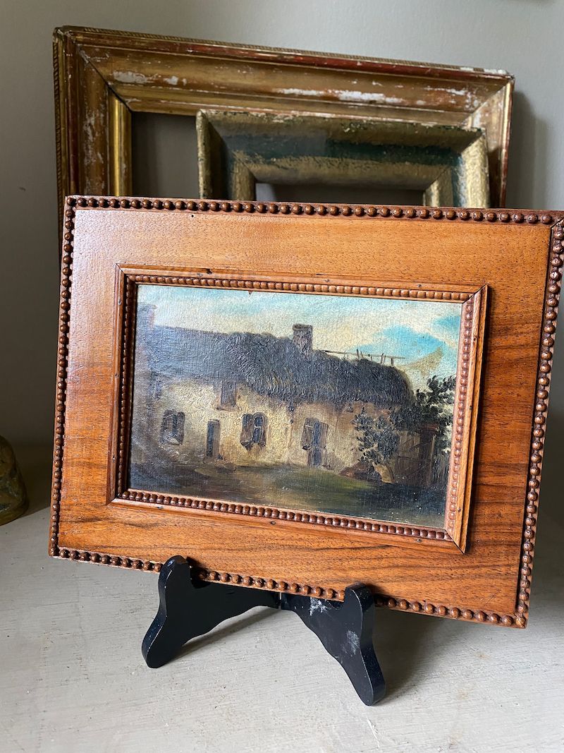 decorating with antique paintings - My French Country Home Box