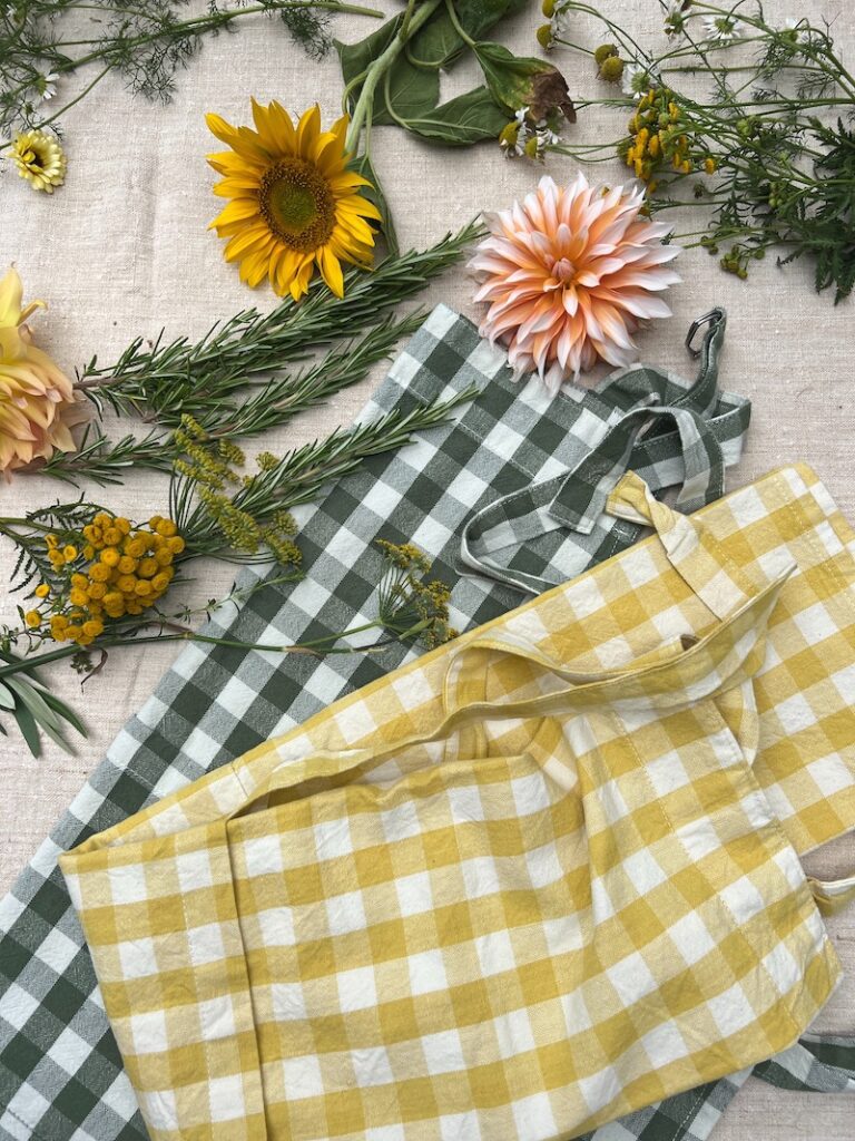 Gingham Apron - My French Country Home Box