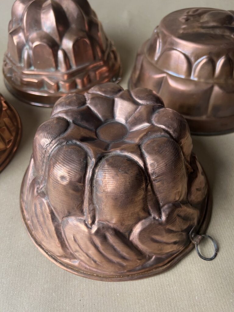 Round Antique Copper Molds - My French Country Home Box