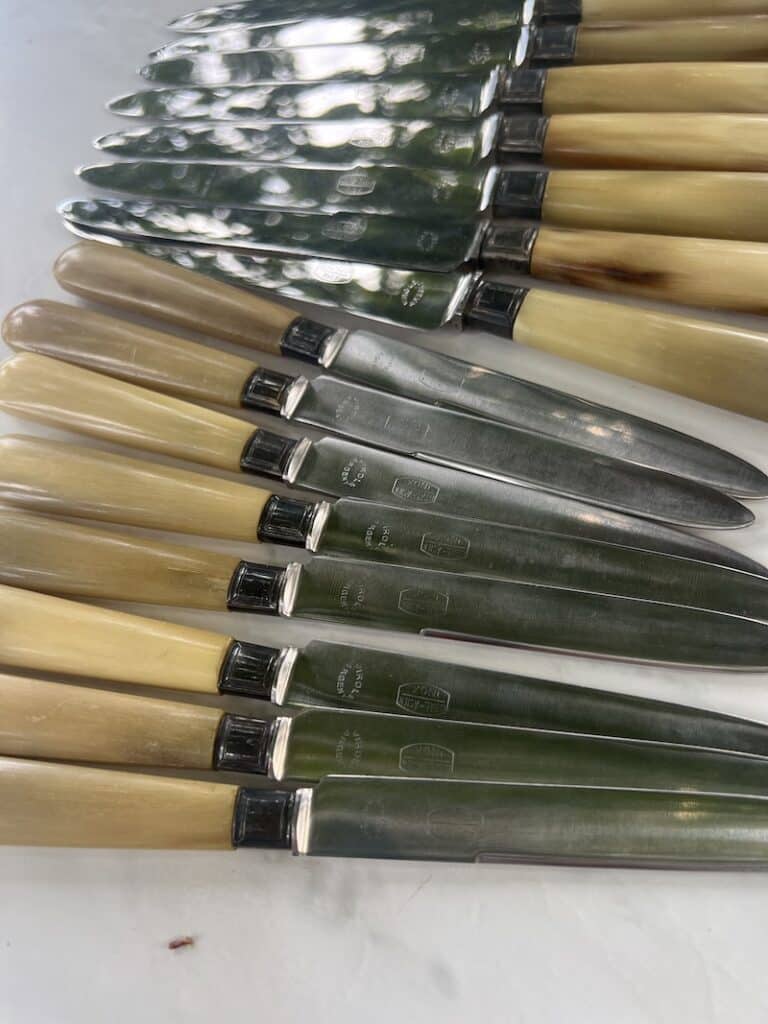 Antique Horn Handled Knives - My French Country Home Box
